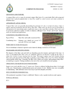 Compost Filter Sock Mulch - Woehler Landscape Supply